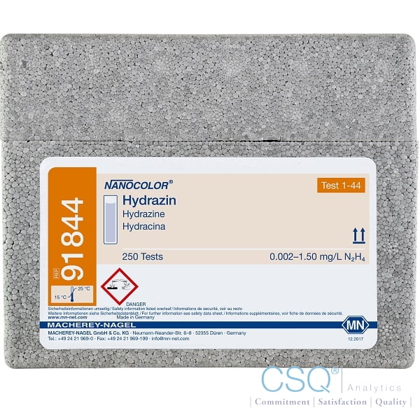 Standard test NANOCOLOR Hydrazine | CSQ Analytics