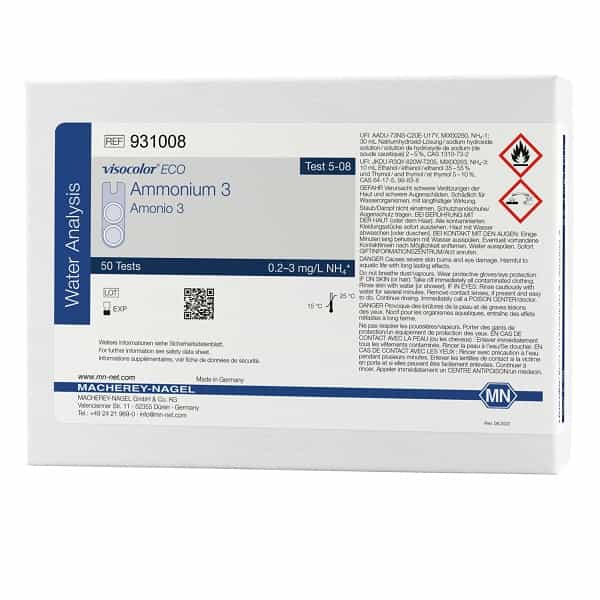 Colorimetric test kit VISOCOLOR ECO Ammonium | CSQ Analytics