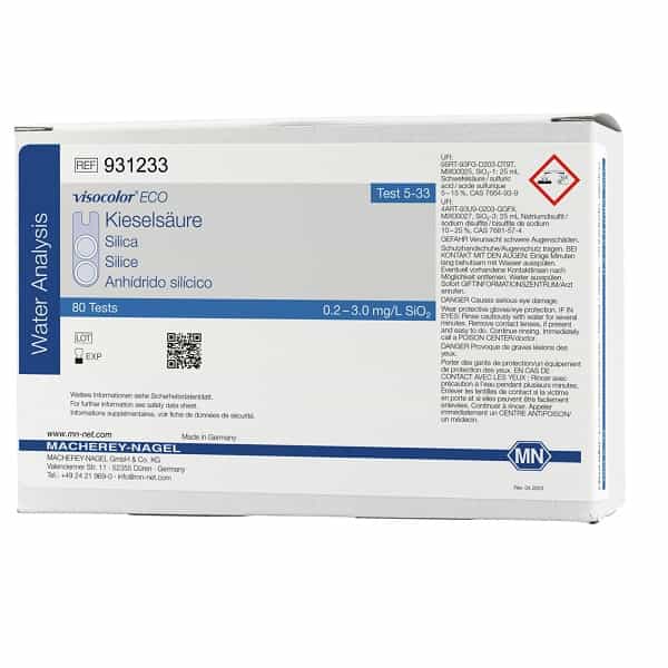 Colorimetric test kit VISOCOLOR ECO Silica, refill pack | CSQ Analytics