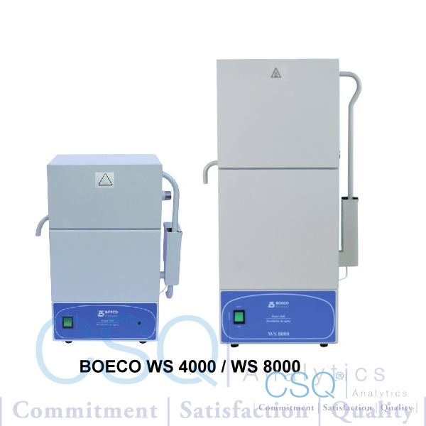 WS 8000 Stainless steel water stiller, 230 V - CSQ Analytics
